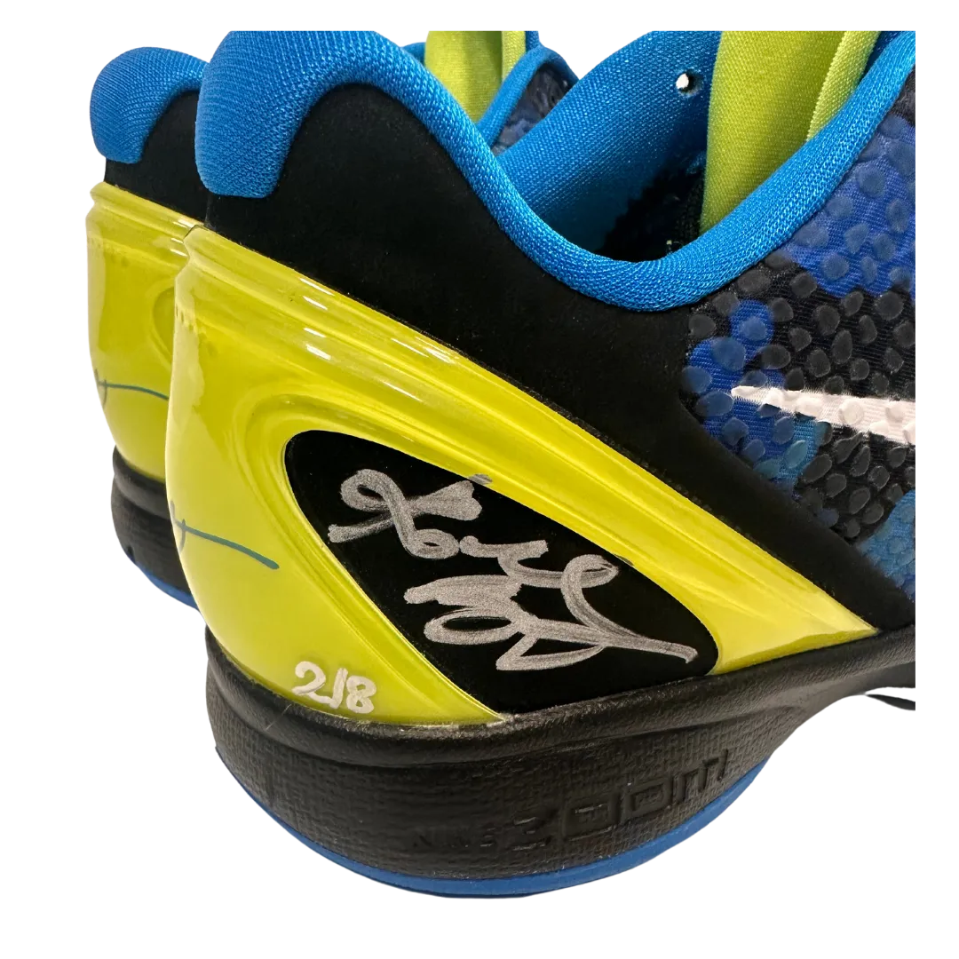 kobe signed shoes